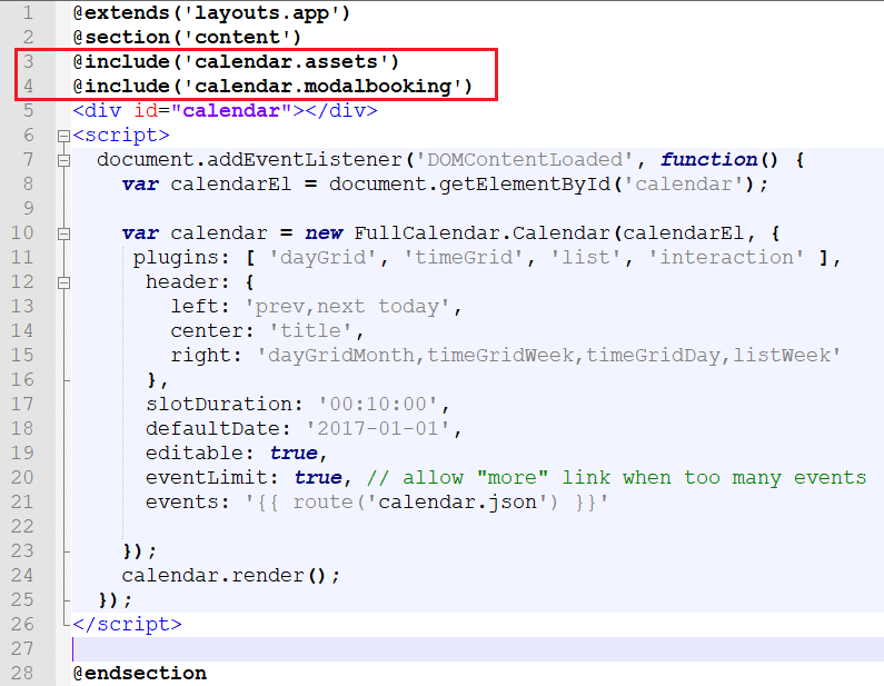Adding a Modal Form to Create new bookings - learnlaravel