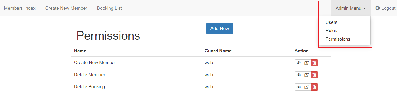 Roles and Permissions - Step 6 - Using Roles to Control what the User ...