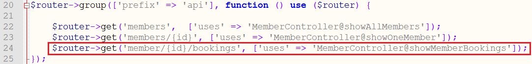 Dealing with the HATEOAS constraint - learnlaravel